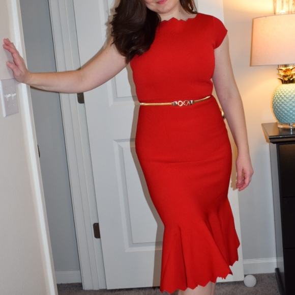 Rachel Parcell | Dresses | Sale Rachel Parcell Red Dress Size S Nwot ...